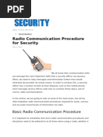 Radio Etiquette and Protocol | PDF | Language Arts & Discipline