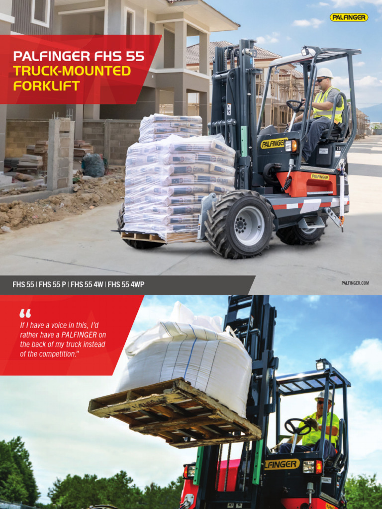 Ficha Tecnica Palfinger Crayler, Modelo 2012 Cr55 | PDF | Forklift | Truck