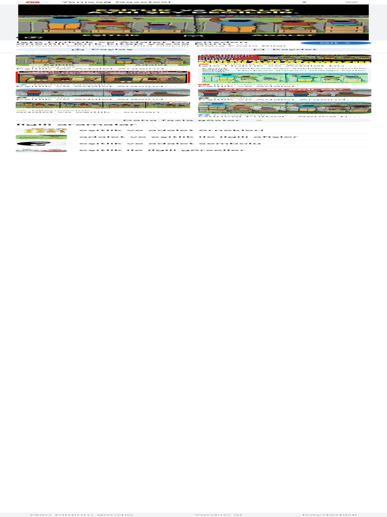 Eşitlik Ve Adalet Arasındaki Fark - Google'da Ara | PDF