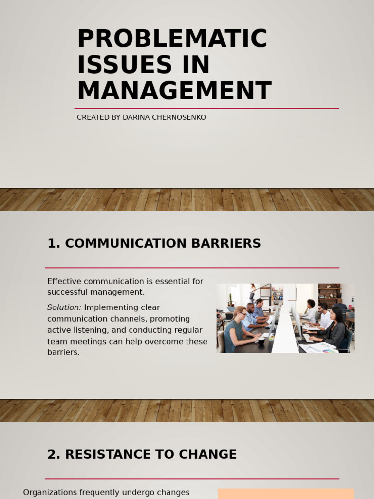 Problematic Issues in Management | PDF