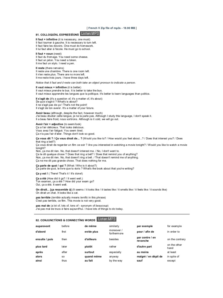 Conditionals in French | PDF | Grammatical Tense | Verb