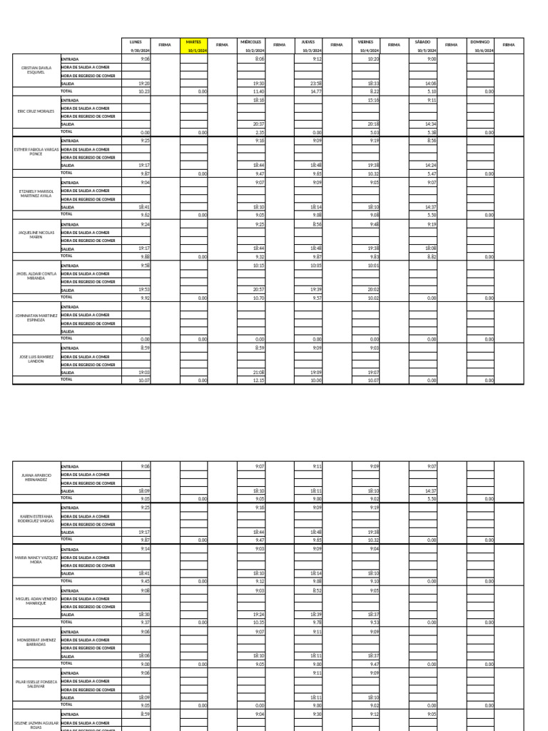REPORTE DE INGRESOS Y SALIDAS ADMON | PDF