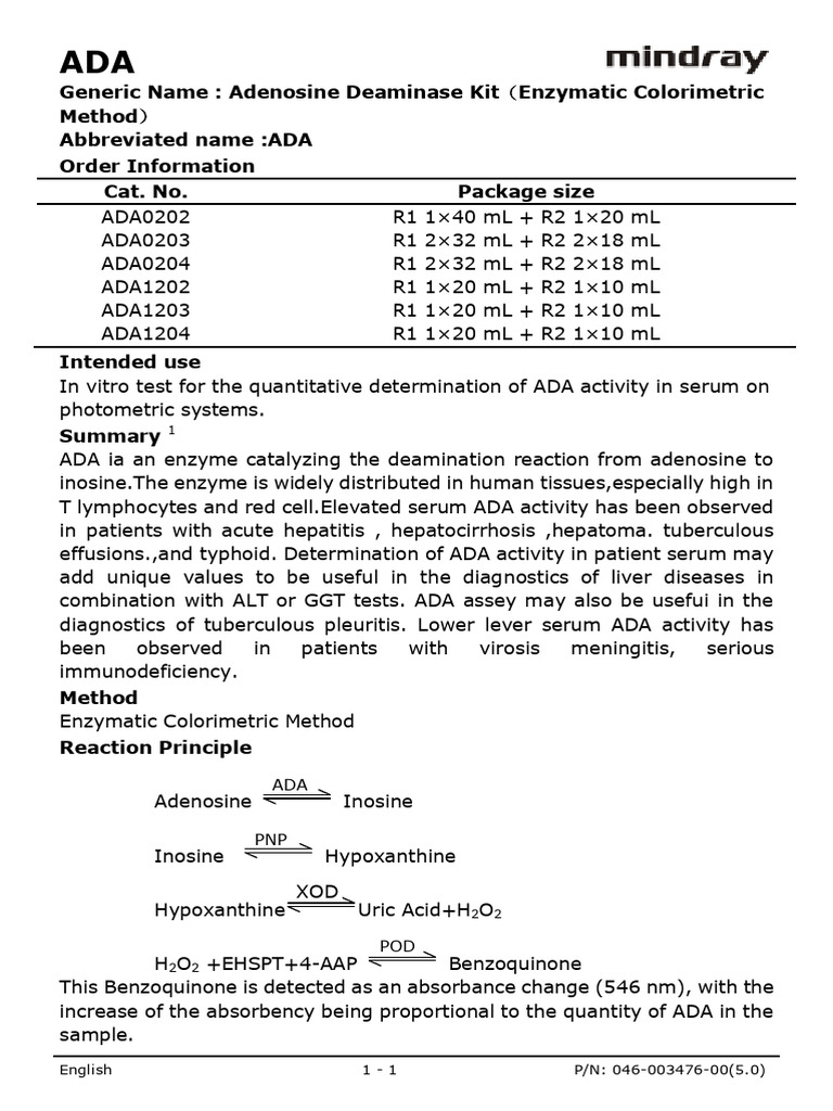 Ada | PDF | Medical Specialties | Clinical Medicine