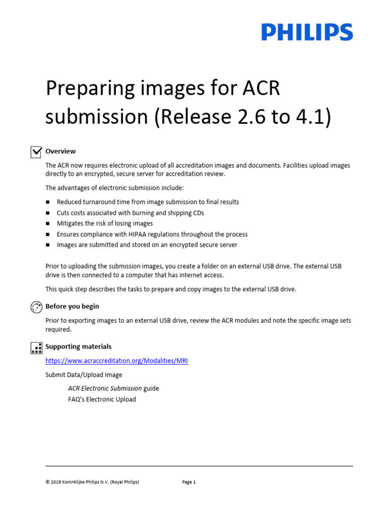 ACR Image Submission Prep QuickStep Pre-R5 | PDF | Computer File | Usb ...