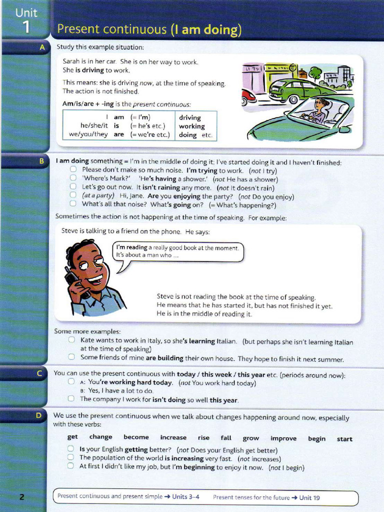 Grammar - Unit 1,2,3 | PDF