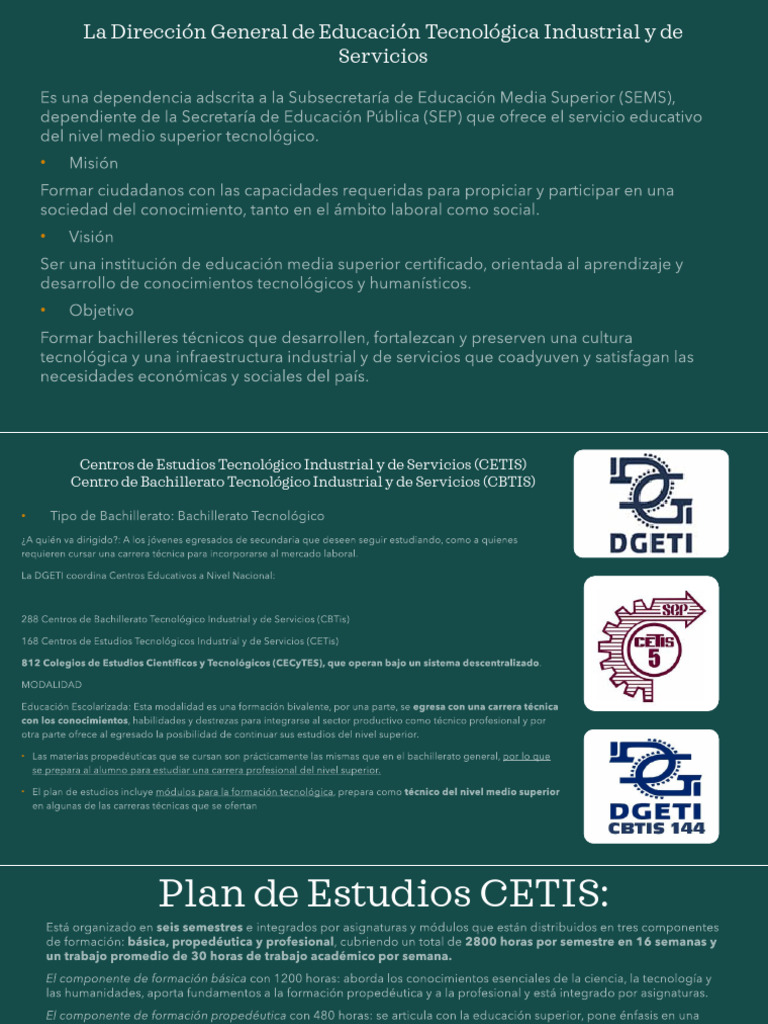 Cetis y Cbtis | PDF