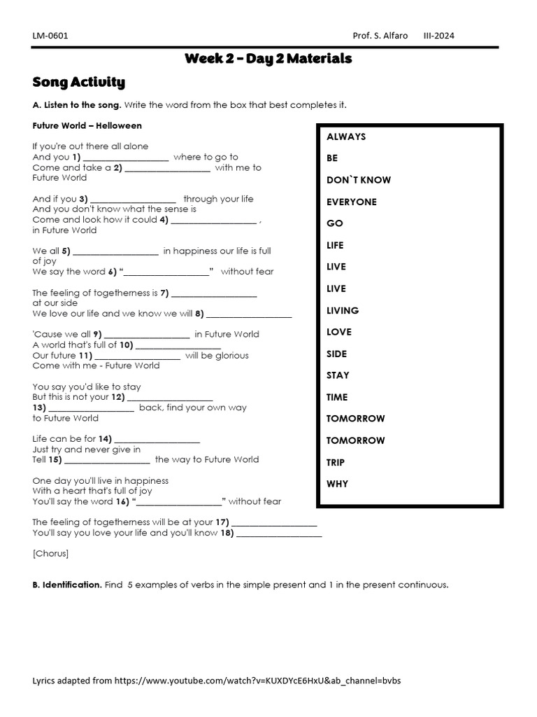 Materials Week 2 - Day 2 | PDF