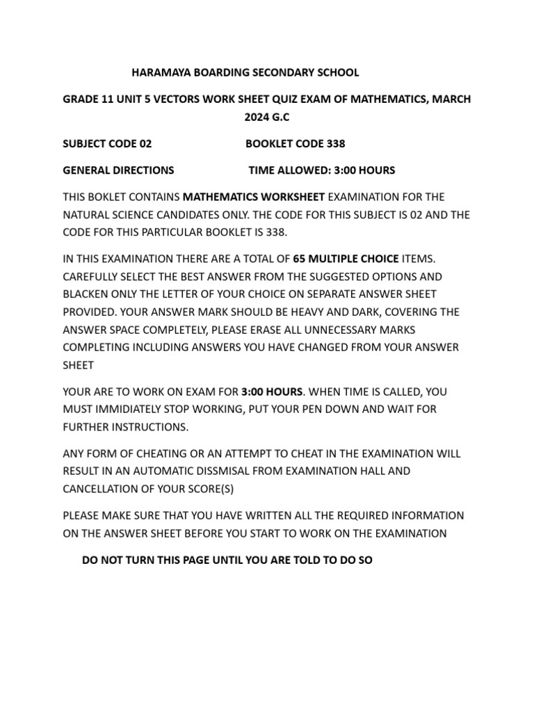 Maths Worksheet Prep For Test | PDF | Euclidean Vector | Circle