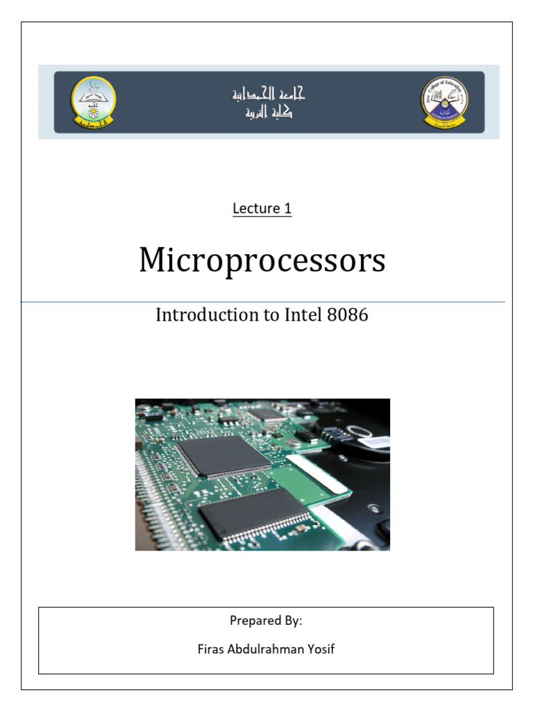 Introduction of Intel 8086 | PDF