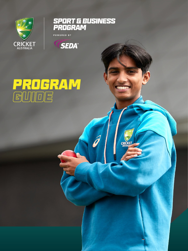 Cricket Australia Sport & Business Program Guide | PDF | Student Loan ...