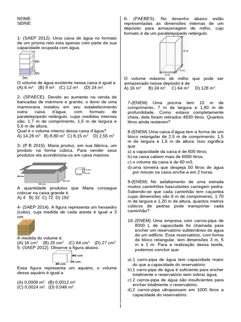 Atividades MATEMATICA 2 ano | PDF
