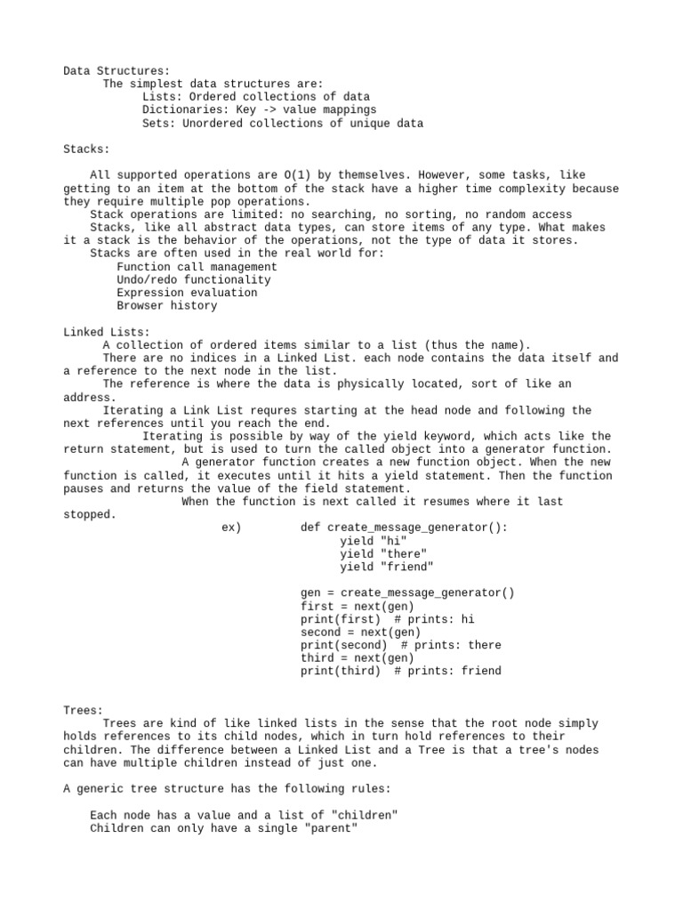 DataStructures | PDF | Computer Programming | Computing DataStructures | PDF | Computer Programming | Computing