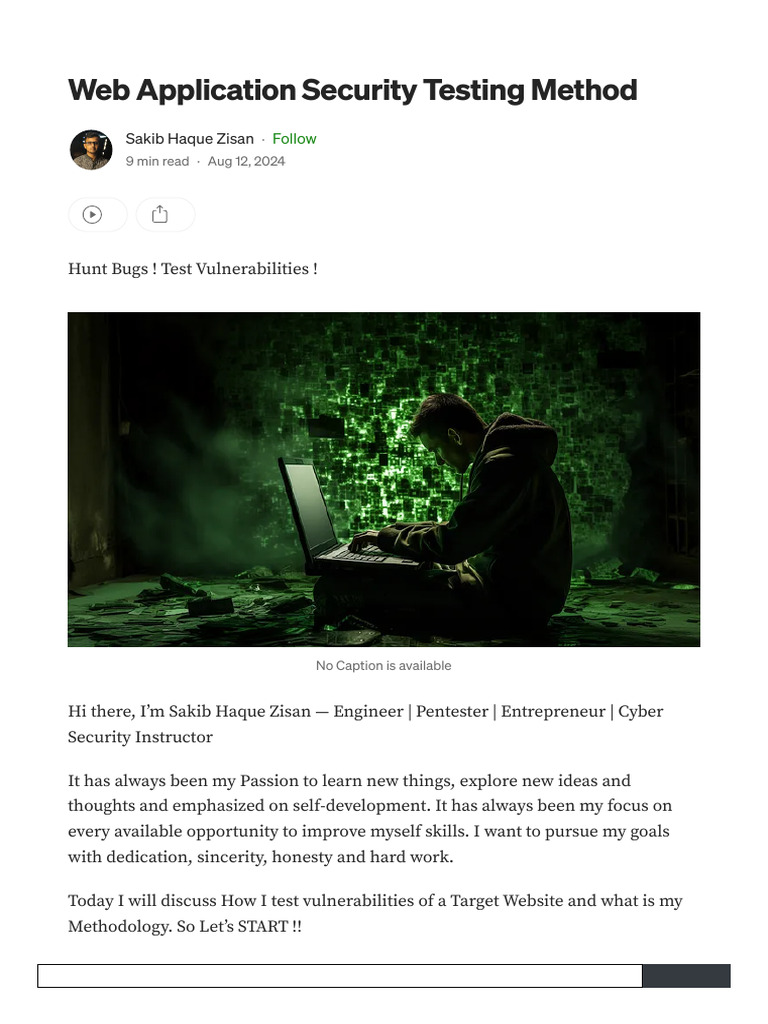 Web Security Testing Guide | PDF | Word Press | Vulnerability (Computing)