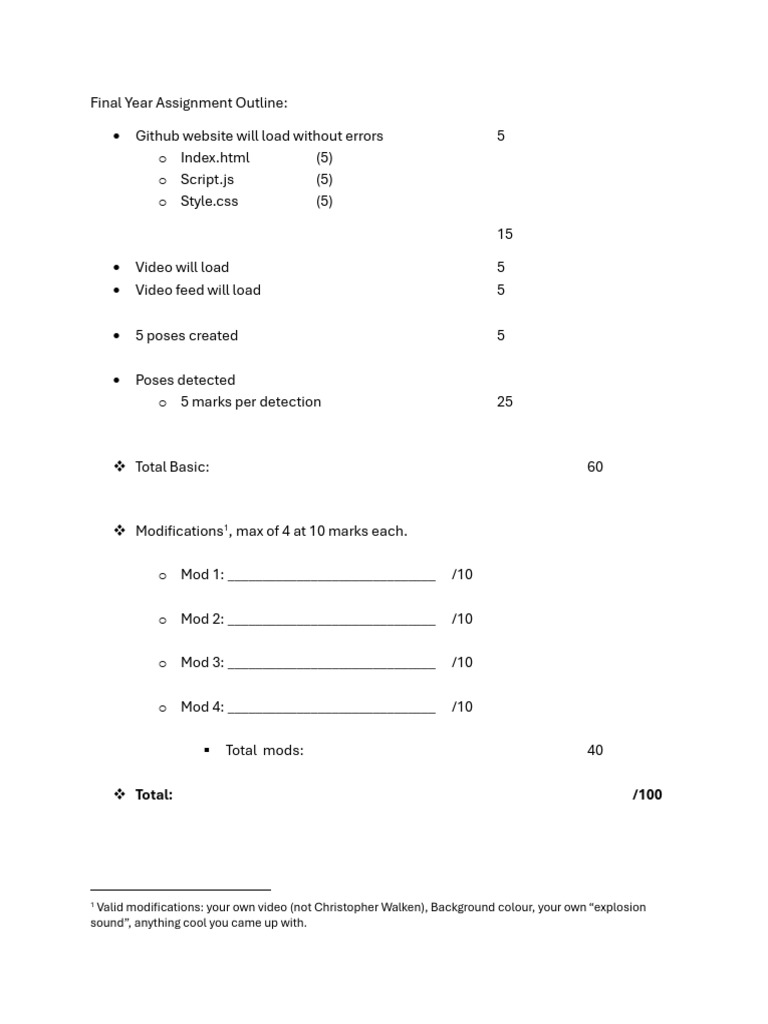 Grading Scheme Github | PDF