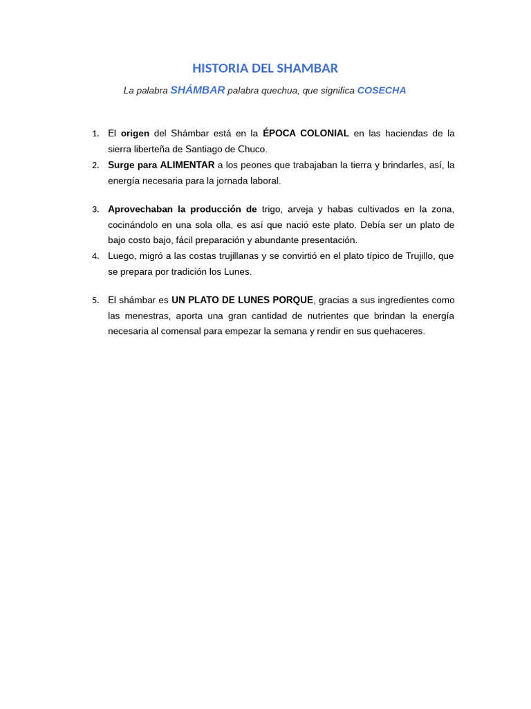 Historia Del Shambar | PDF