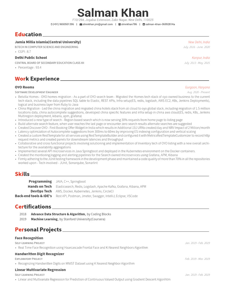 salman_cv | PDF | Software Development | Software