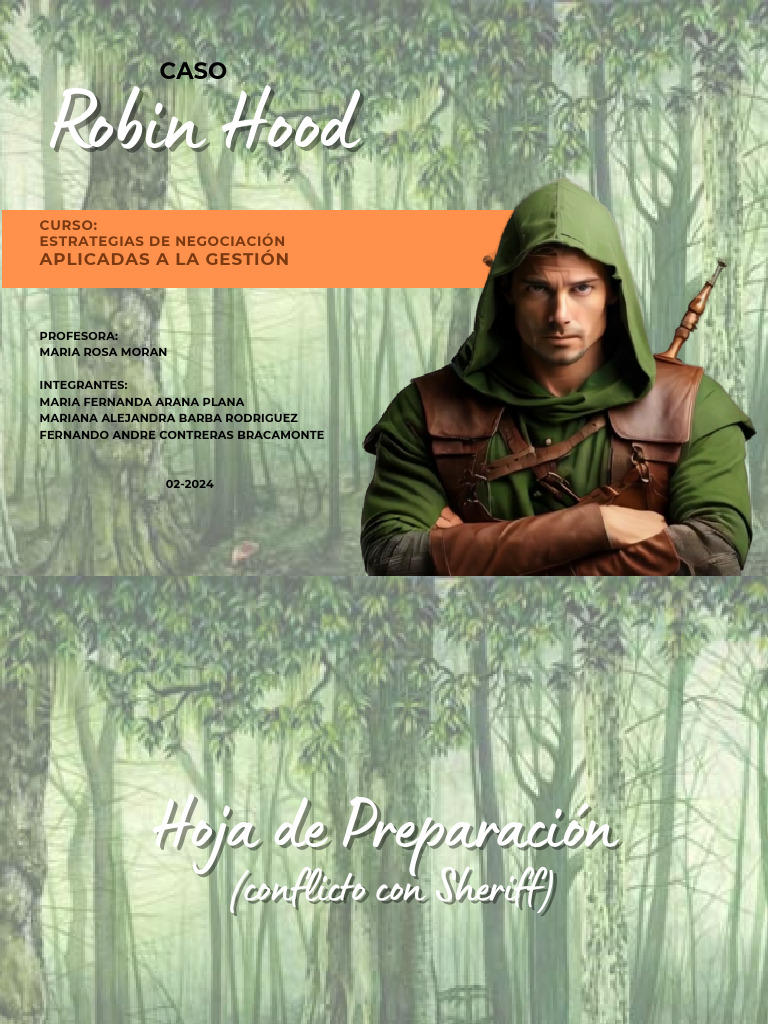 Caso Robin Hood | PDF | Robin Hood | Justicia