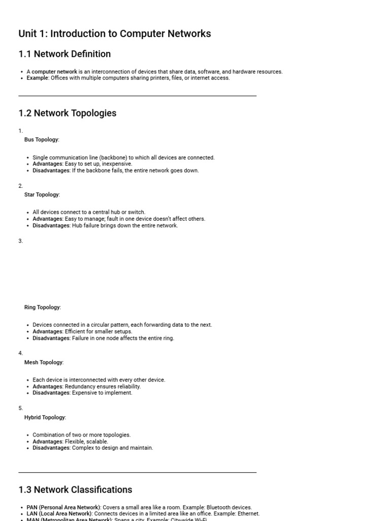 computer networking syllabus preparation | PDF | Computer Network | Network Topology