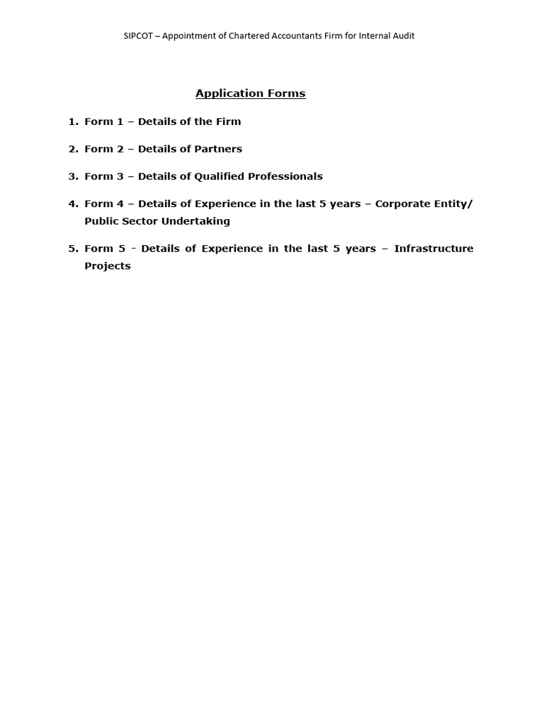 IA_Application_Forms | PDF | Accountant | Audit