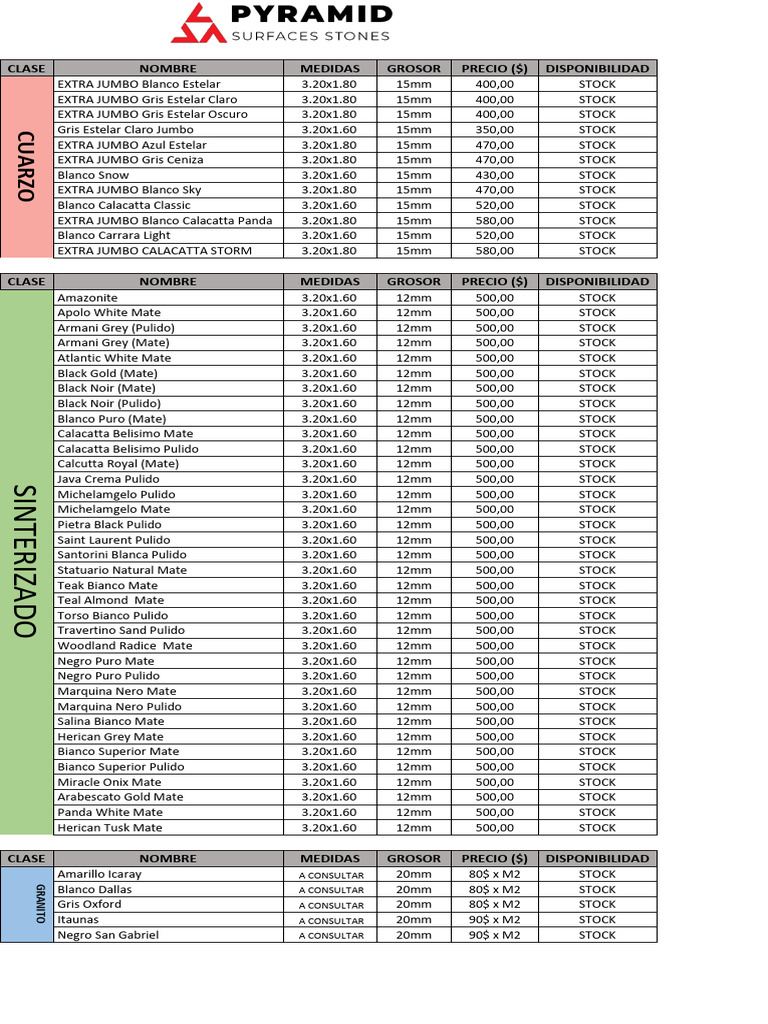 Lista de Precios Al 11092024 | PDF