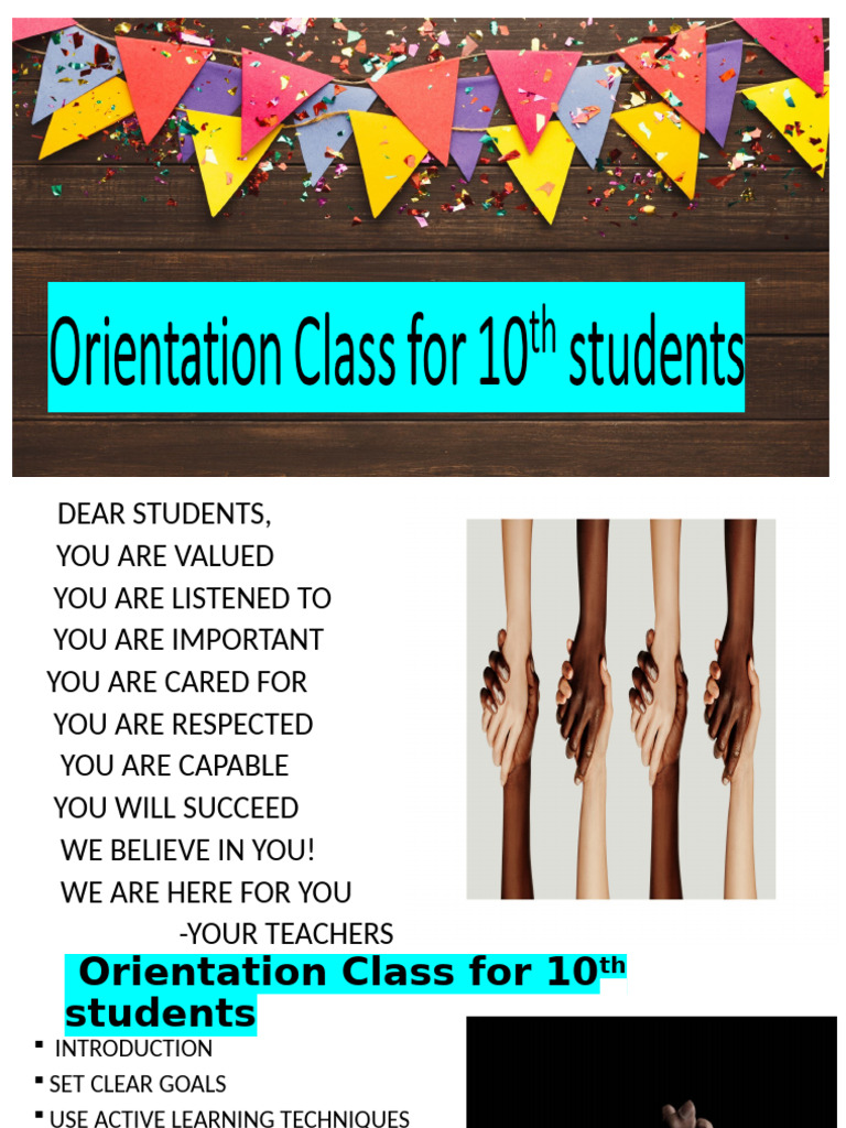 10 TH Students Motivation Orientation | PDF | Goal | Learning