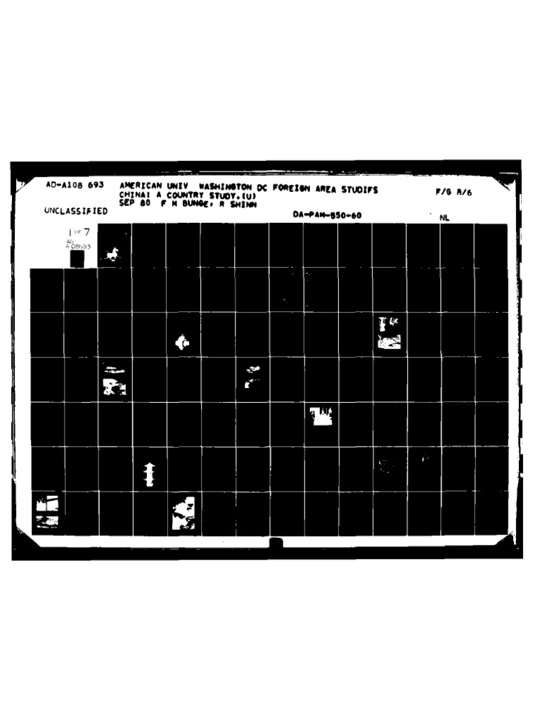 Foreign Area Studies-China a Country Study September 1980 | PDF | Mao ...