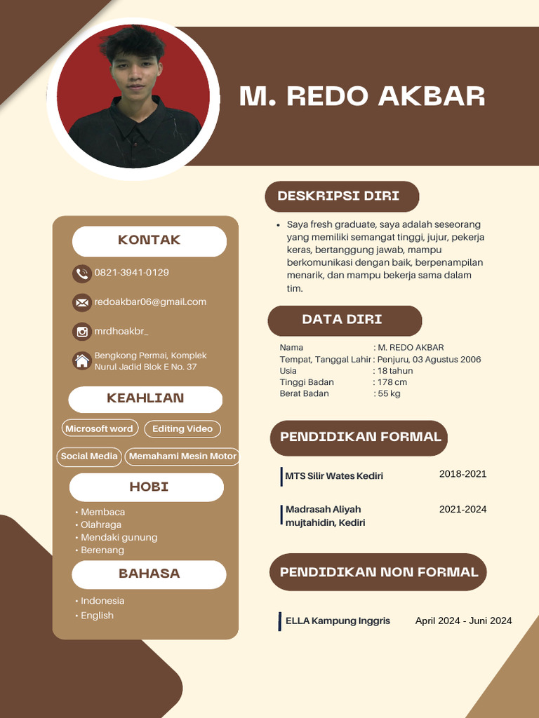CV M. Redo Akbar PDF | PDF