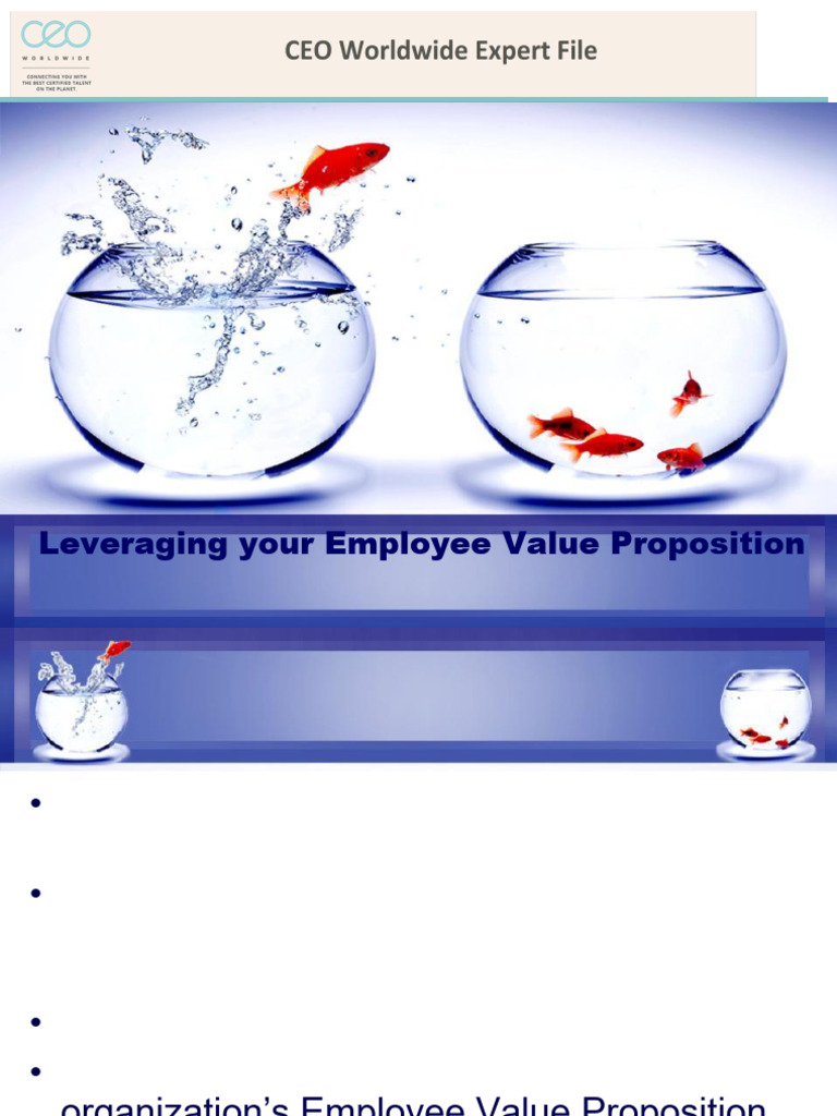 Leveraging Your Employee Value Proposition - Imon Ghosh ICEO | PDF ...