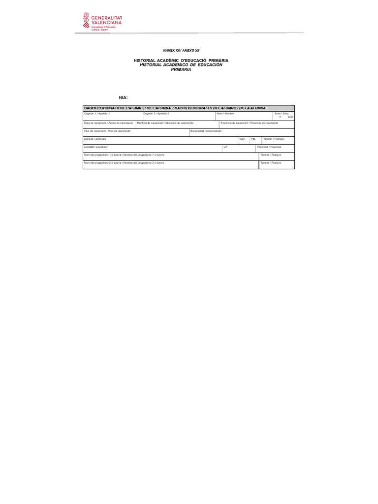12 Annex - XII Historial-Academic | PDF