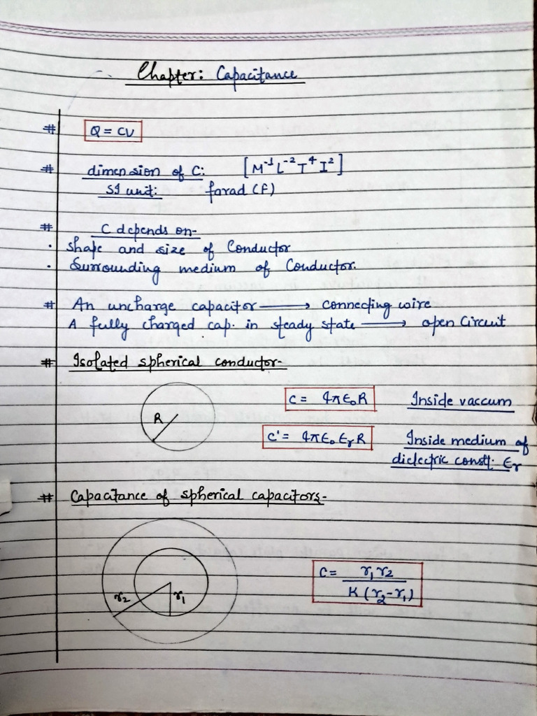 Capacitance | PDF