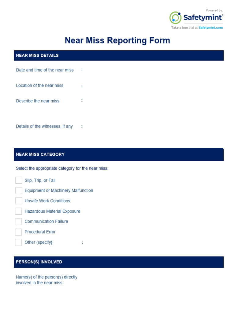 Near-Miss-Report-Form | PDF