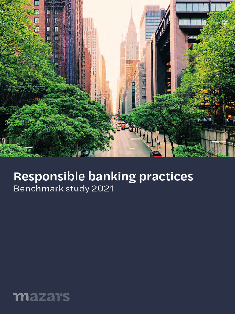 Responsible banking practices - Benchmark study 2021 | PDF