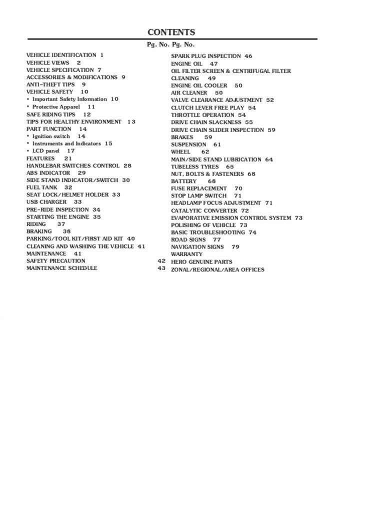 Comprehensive Vehicle Maintenance Guide | PDF