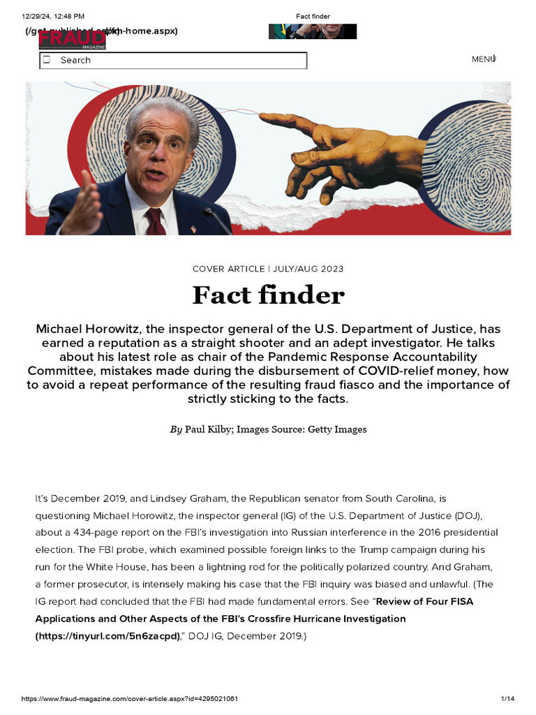 Fraud-Magazine.com-Fact finder | PDF