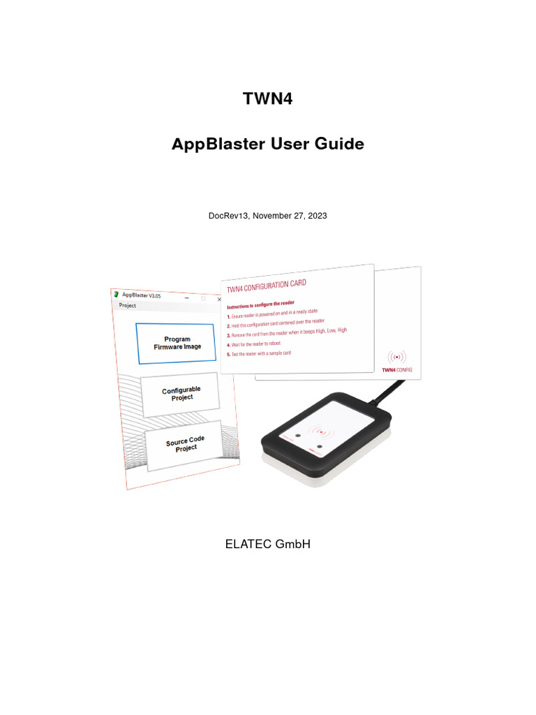 TWN4 AppBlaster User Guide DocRev13 | PDF | Computer File | Command Line Interface