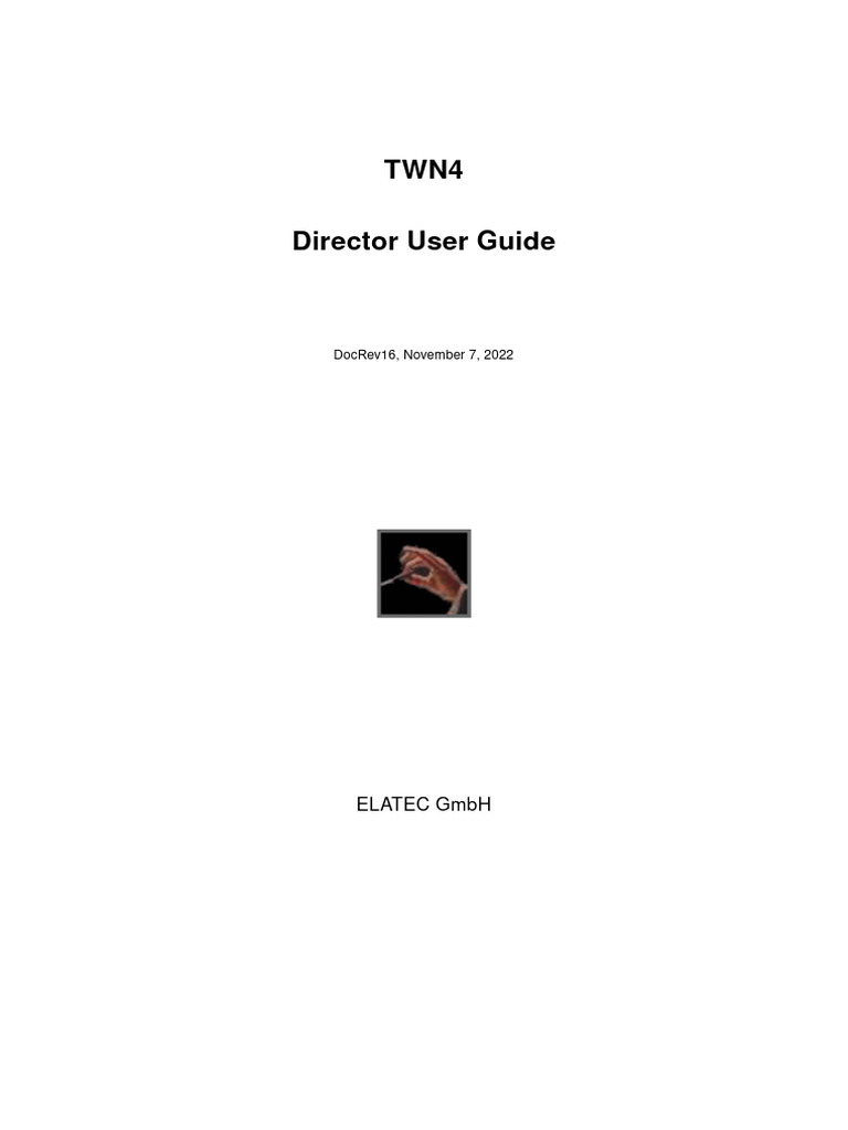 TWN4 Director User Guide Overview | PDF | String (Computer Science) | Parameter (Computer ...