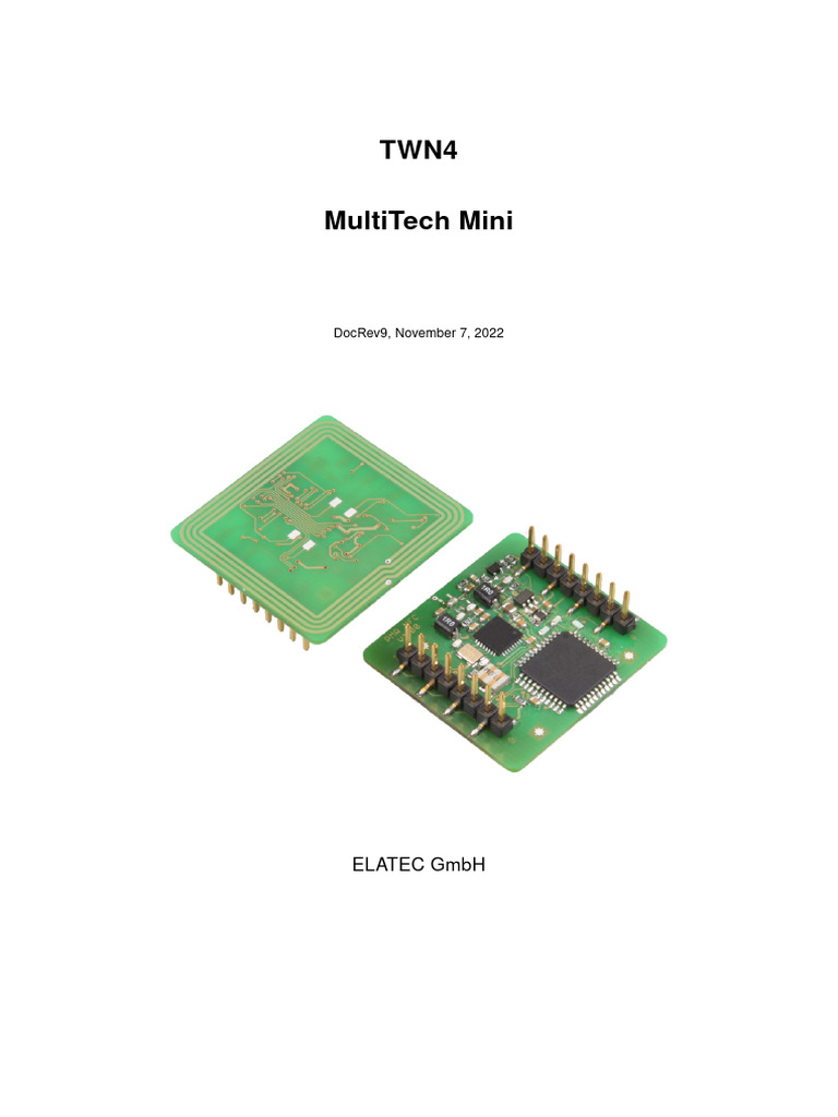 TWN4 MultiTech Mini DocRev9 | PDF | Usb | Input/Output