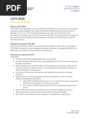 Youracsa Csts 2020 Dynacor | CSTS 2020