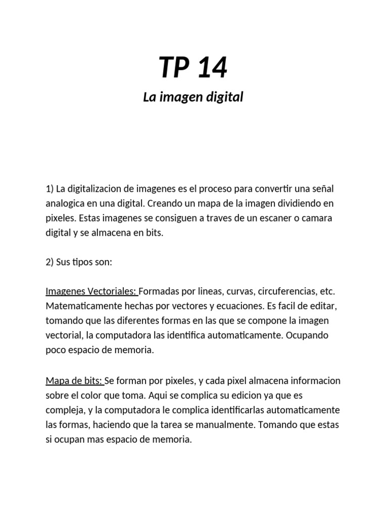 La Imagen Digital | PDF