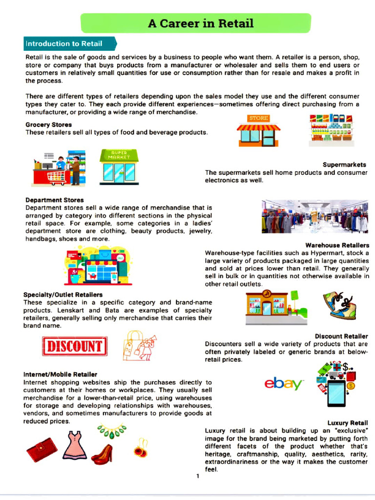 Career With Vocational Skills | PDF | Retail | Agriculture