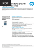 HP Color LaserJet Managed MFP E786dn (5QJ90A) Spec Sheet | PDF