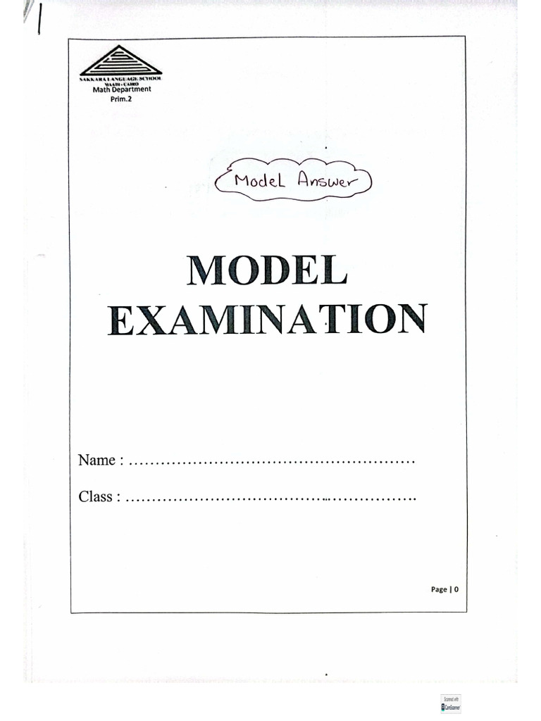 Model Revision Sheet | PDF