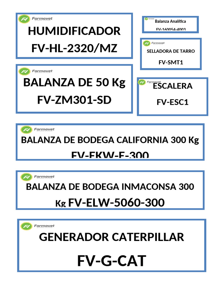 Letreros Planta - Copia 15-12-2017 | PDF