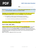 NGPF Online Bank Simulator Guide | PDF | Transaction Account | Banks