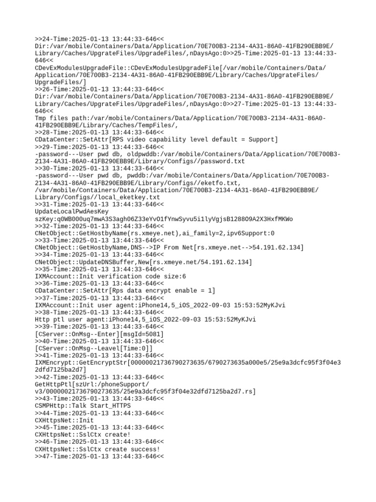Log | PDF | Computer Networking