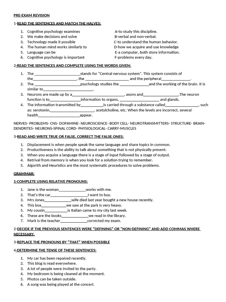 Practica ingles | PDF | Nervous System | Neuron