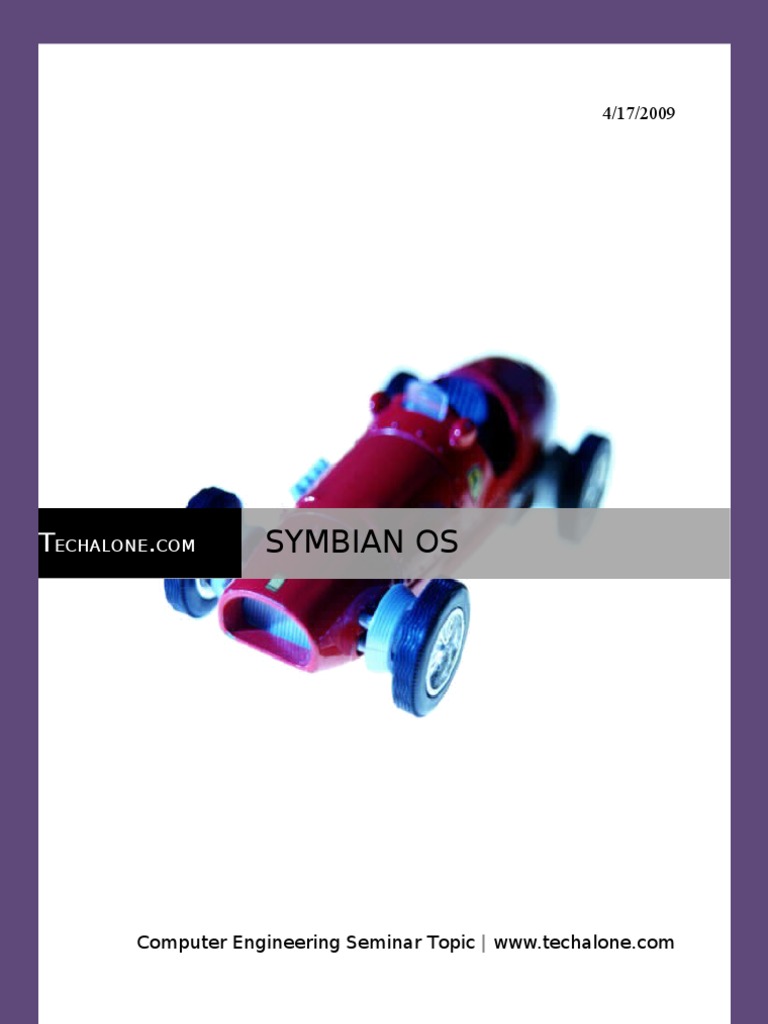 Symbian Os: Echalone COM | PDF | Thread (Computing) | Operating System
