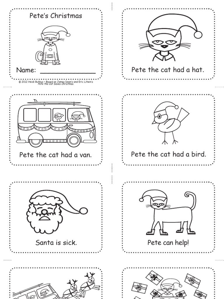 Pete the Cat Saves Christmas Activity | PDF
