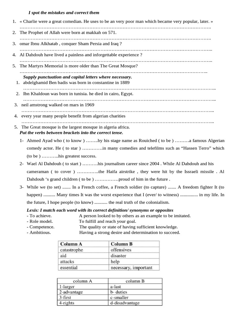 I Spot The Mistakes and Correct Them | PDF
