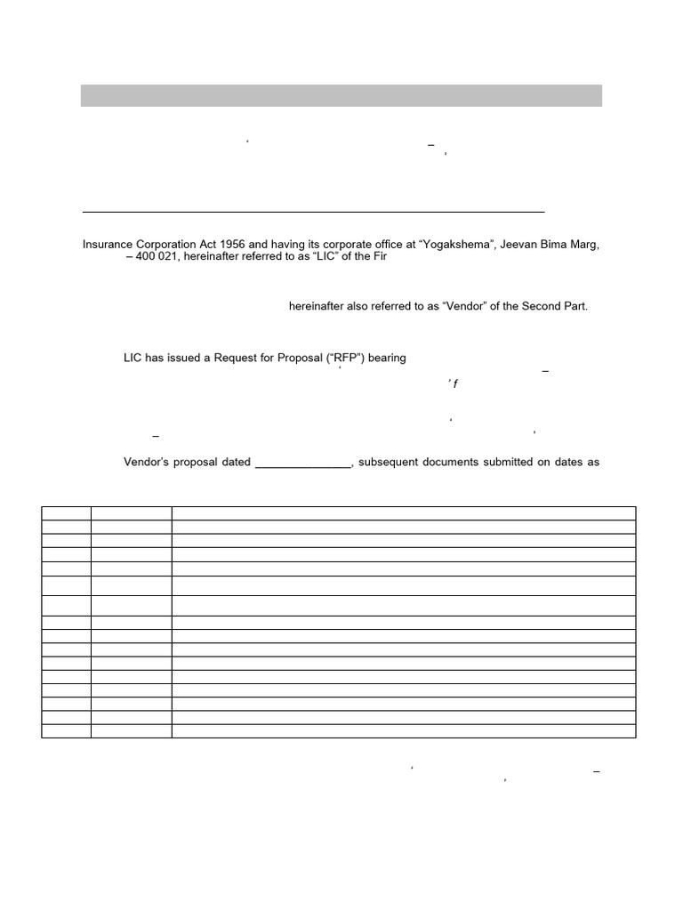 Annexure L - Contract Form | PDF | Request For Proposal | Justice
